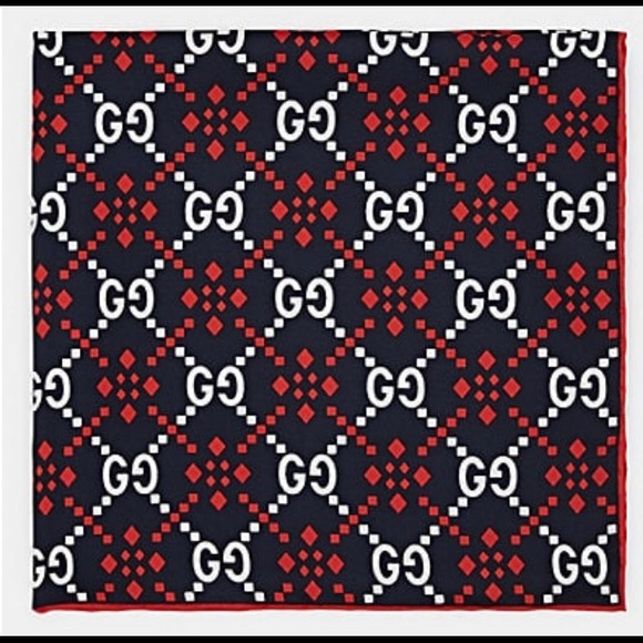 Gucci | Accessories | Gucci Silk Twill Pocket Square | Poshmark